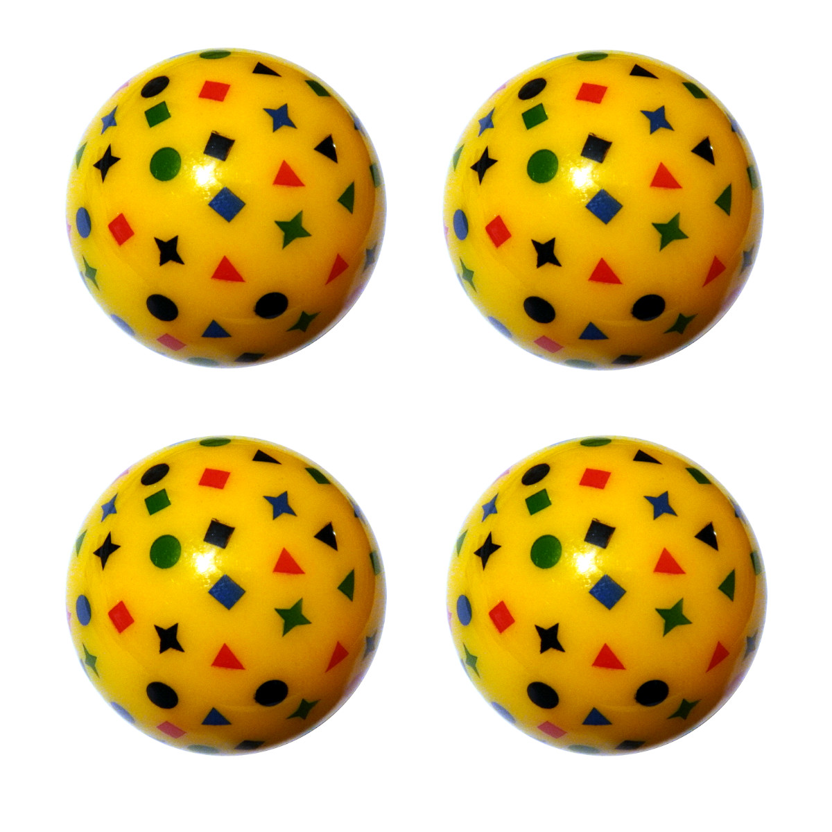 CutShots 4-Object Ball Yellow Set - Version 2 - Star Blue - CutShots ...