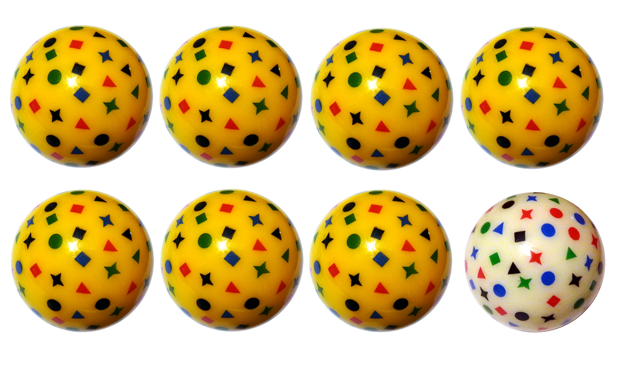 CutShots 8-Ball Set - Version 2 - Star Blue - CutShots Aim Trainer